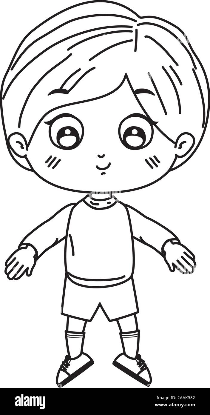 Isolated boy cartoon vector design Stock Vector Image & Art - Alamy