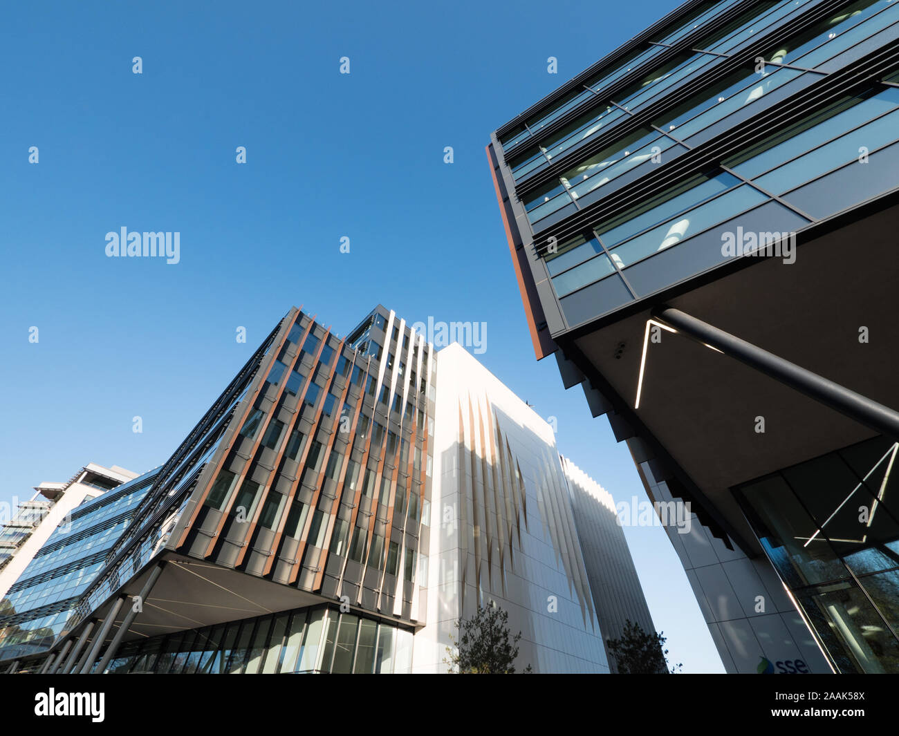 The Forbury Place Estate, Office Buildings, Reading, Berkshire, England ...