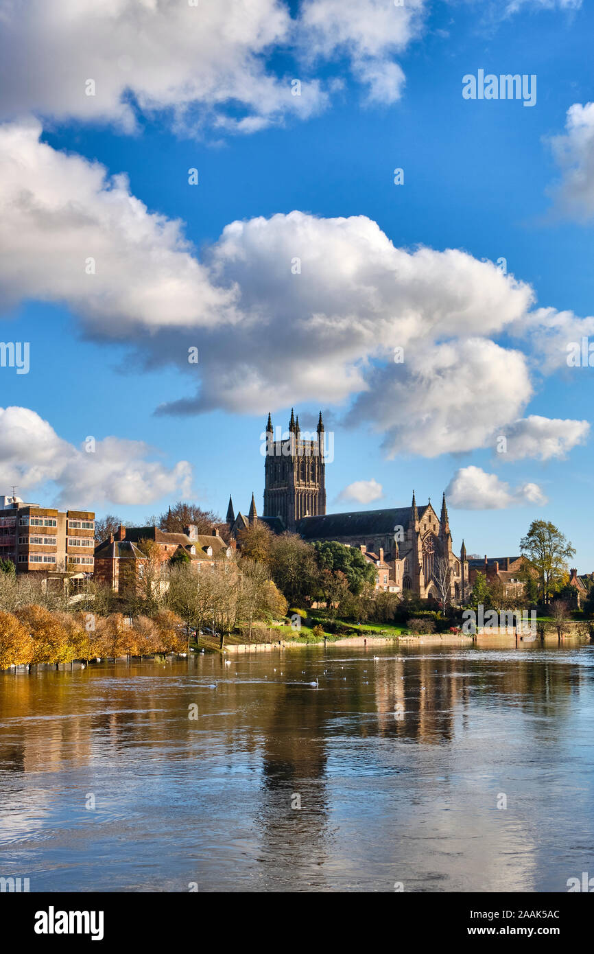 Worcester Cathedral, Worcester, Worcestershire Stock Photo - Alamy
