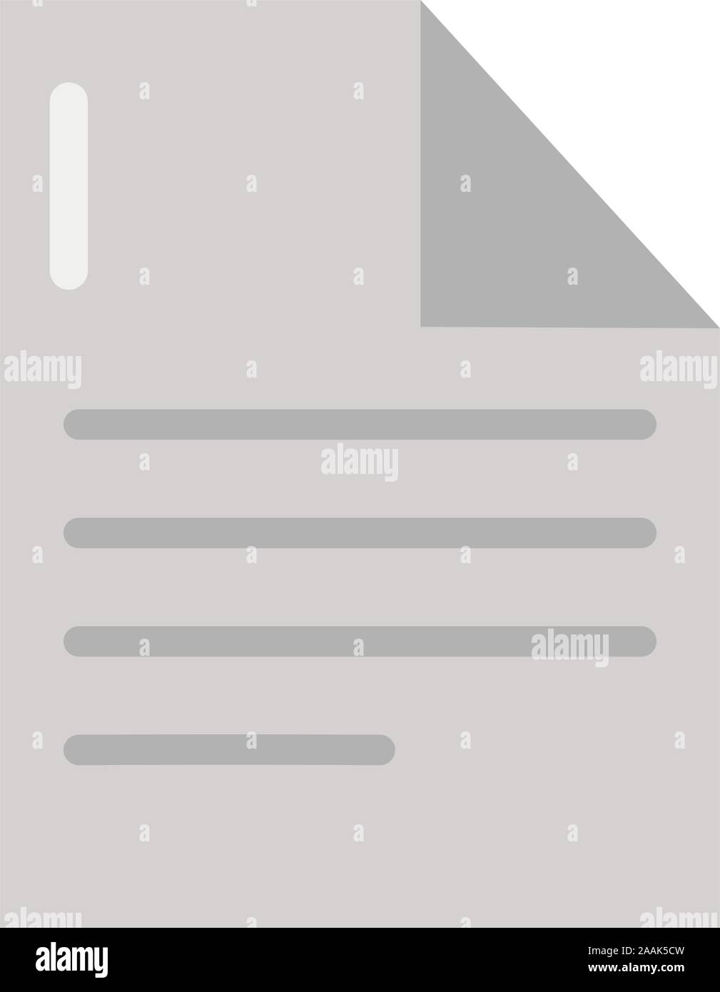 paper document file isolated icon Stock Vector Image & Art - Alamy