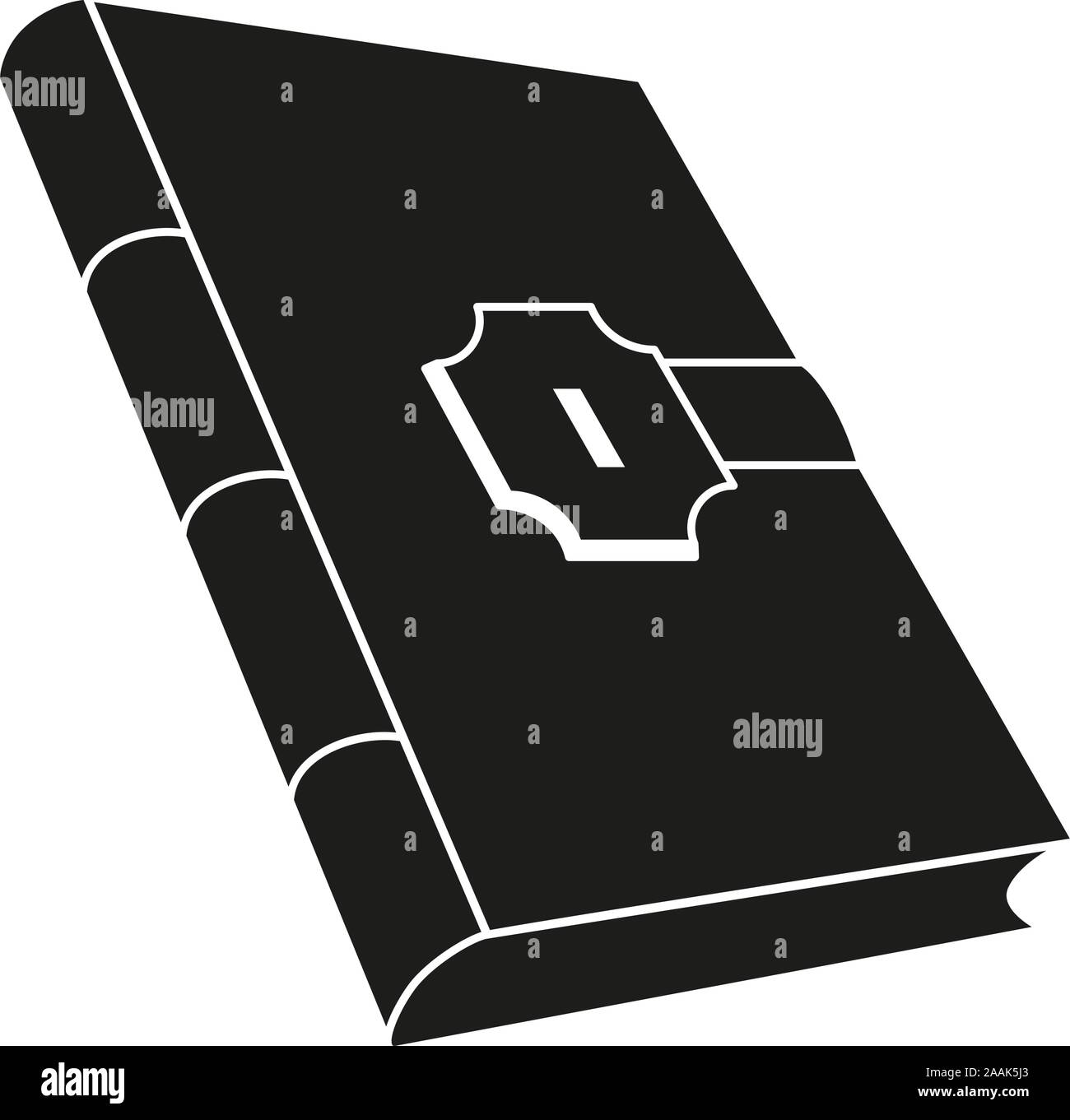 Black and white locked book. Girl secret diary. Fairy tale theme vector ...
