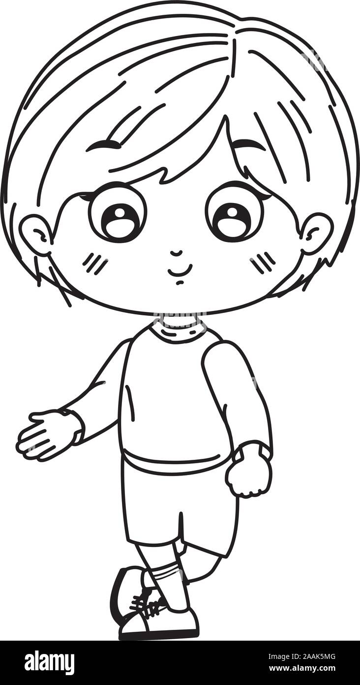 Isolated boy cartoon vector design Stock Vector Image & Art - Alamy