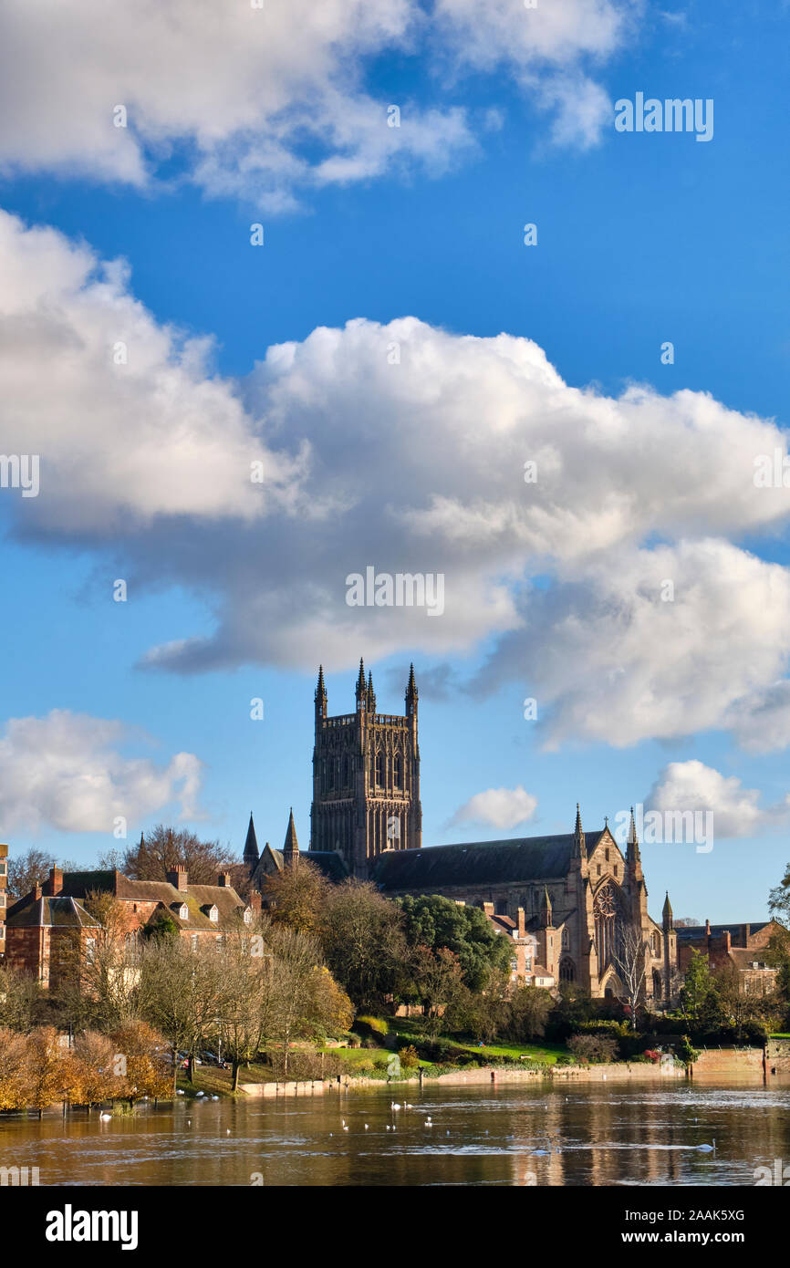 Worcester Cathedral, Worcester, Worcestershire Stock Photo - Alamy