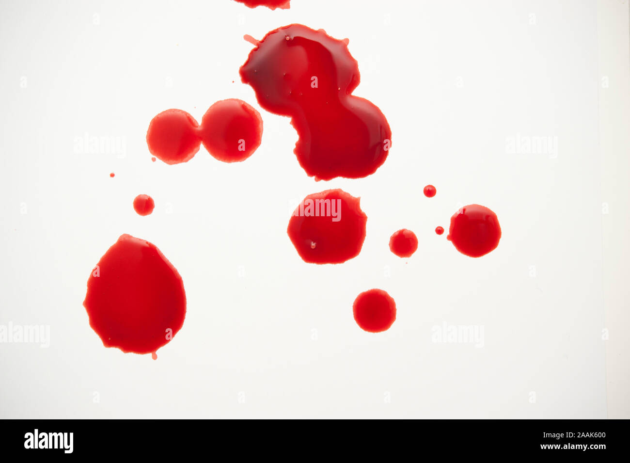 blood drops isolated Stock Photo - Alamy
