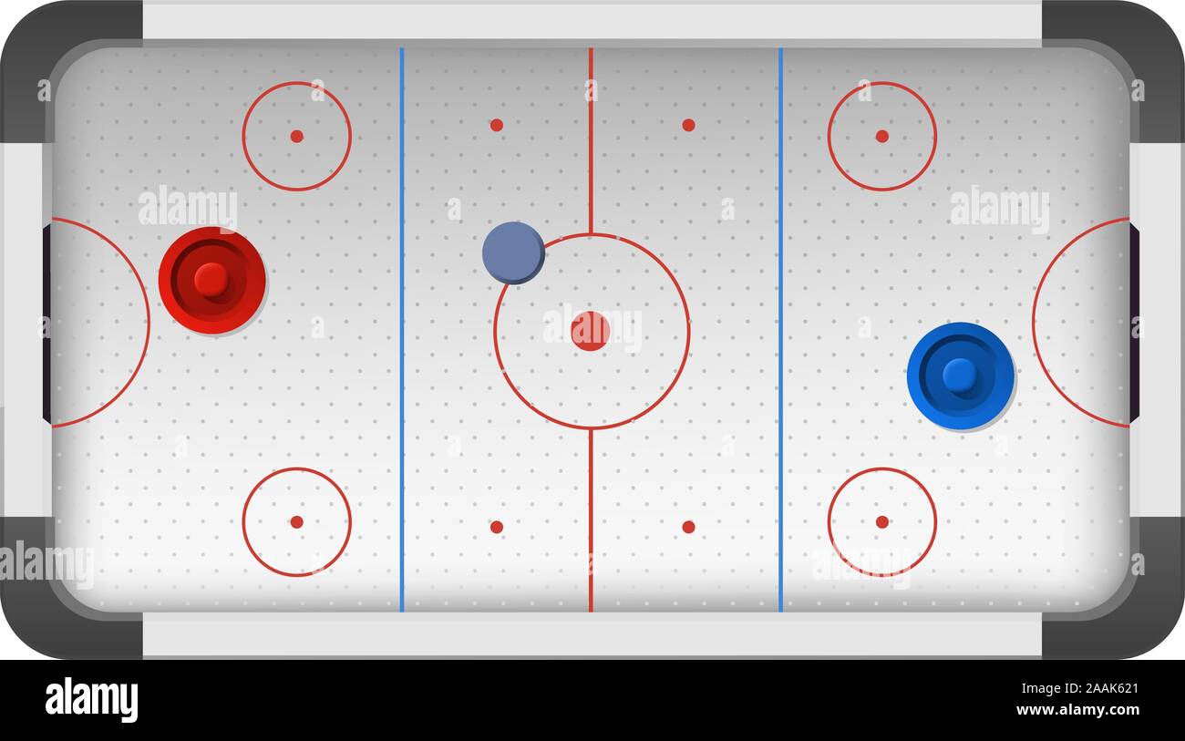 Hockey Rink Field Pitch Ground vector illustration cartoon Stock Vector ...