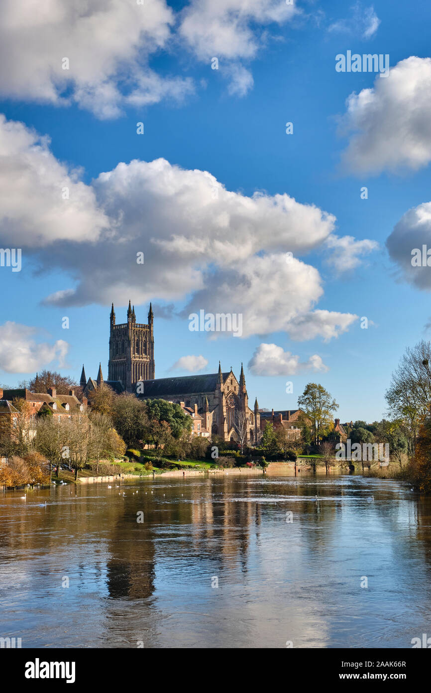 Worcester Cathedral, Worcester, Worcestershire Stock Photo - Alamy