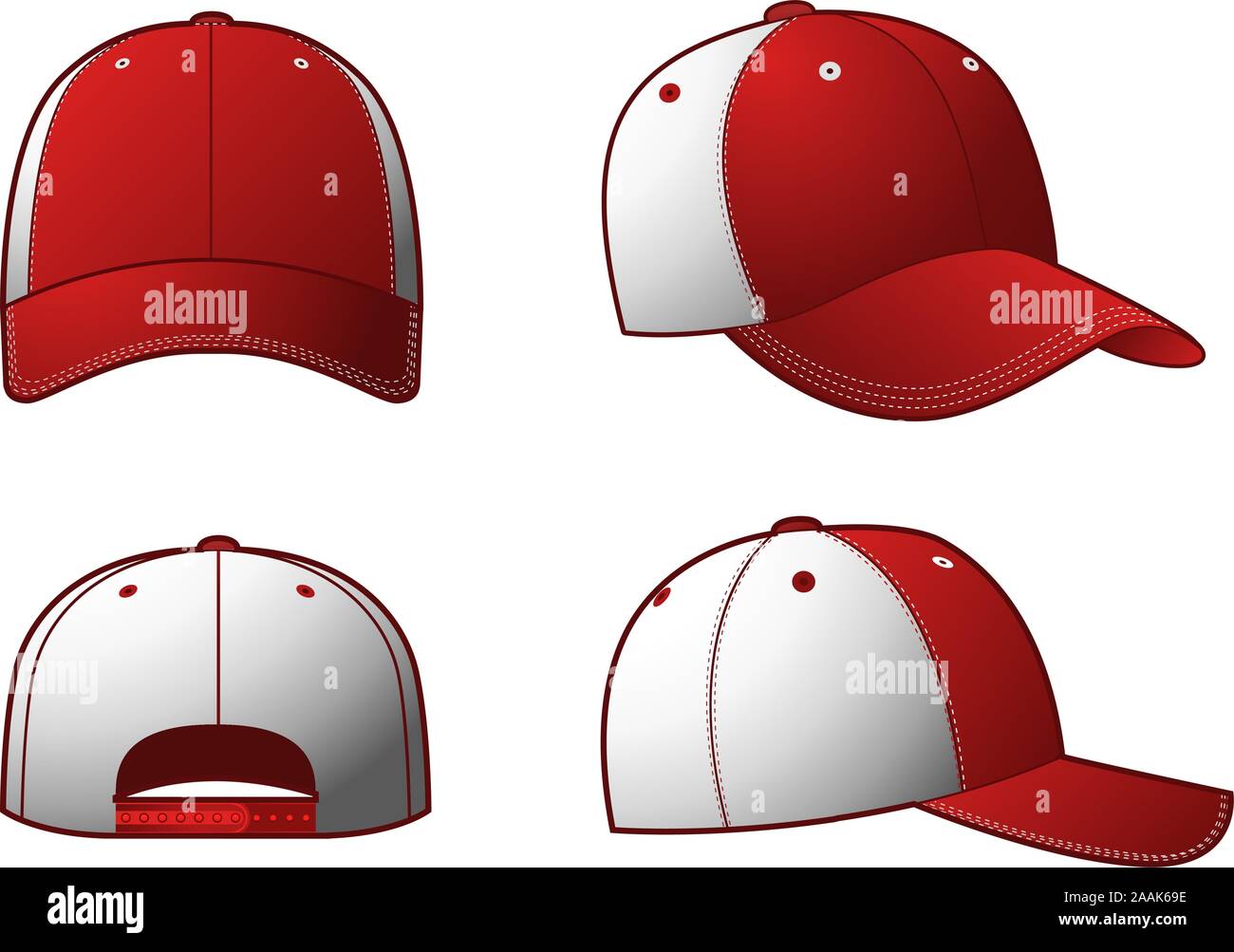 Hats side view Stock Vector Images - Alamy