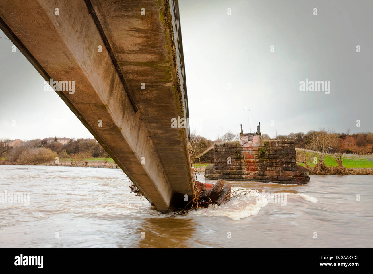 Destroyed footbridge hi-res stock photography and images - Alamy