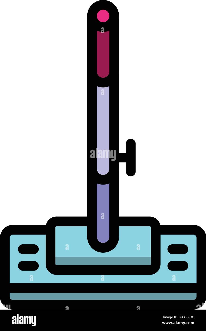 Kitchen mop icon. Outline kitchen mop vector icon for web design ...