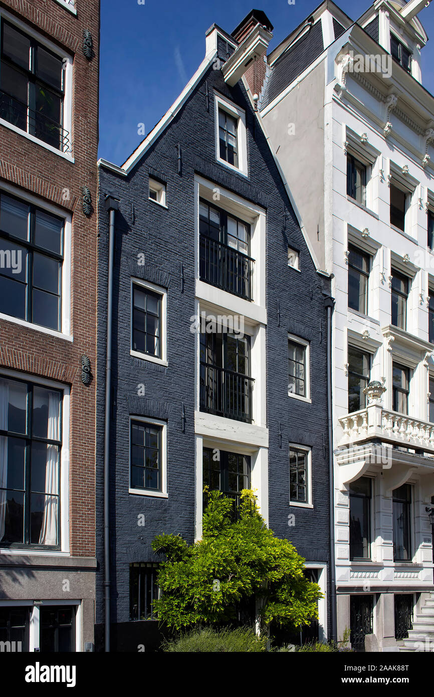 Close up view of historical, traditional and typical buildings showing ...