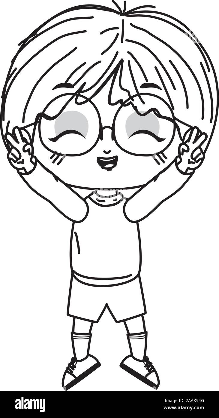 Isolated boy cartoon vector design Stock Vector Image & Art - Alamy