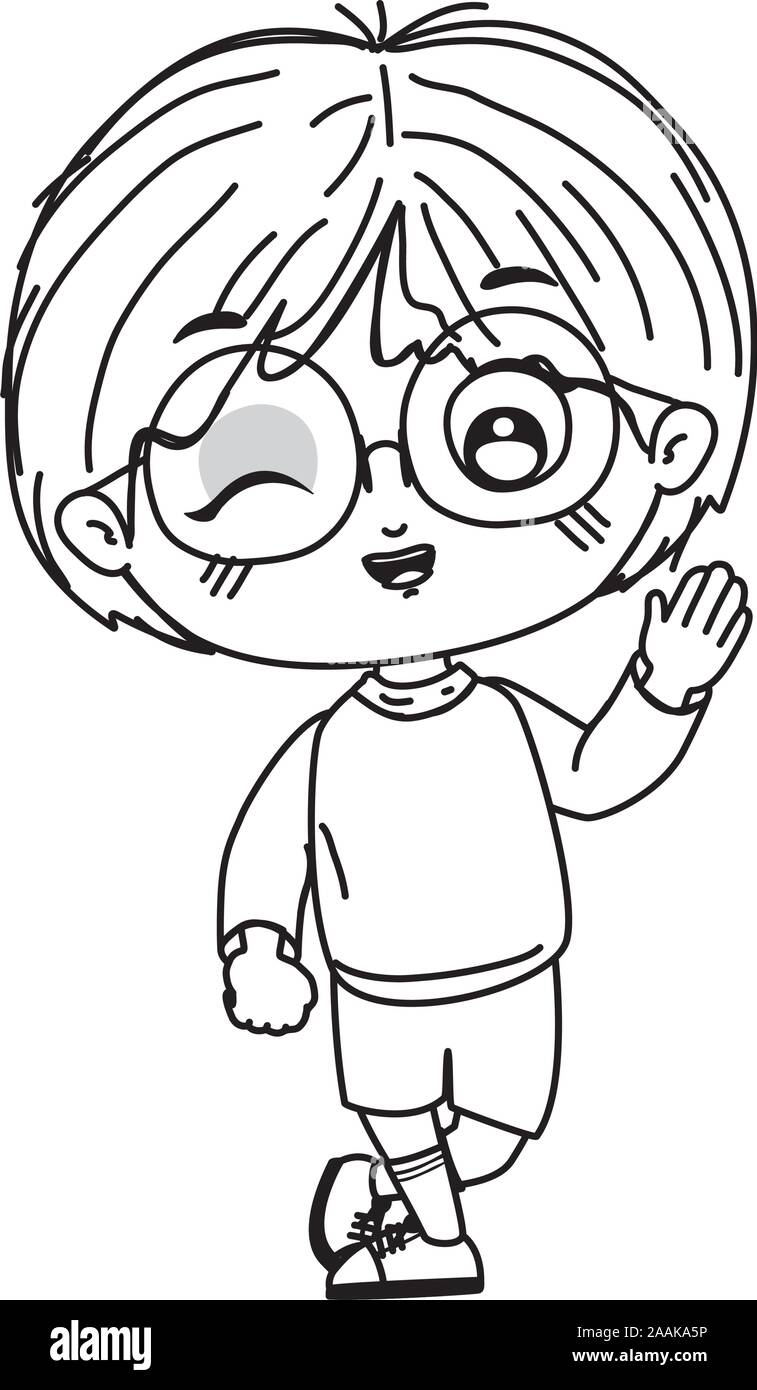 Isolated boy cartoon vector design Stock Vector Image & Art - Alamy