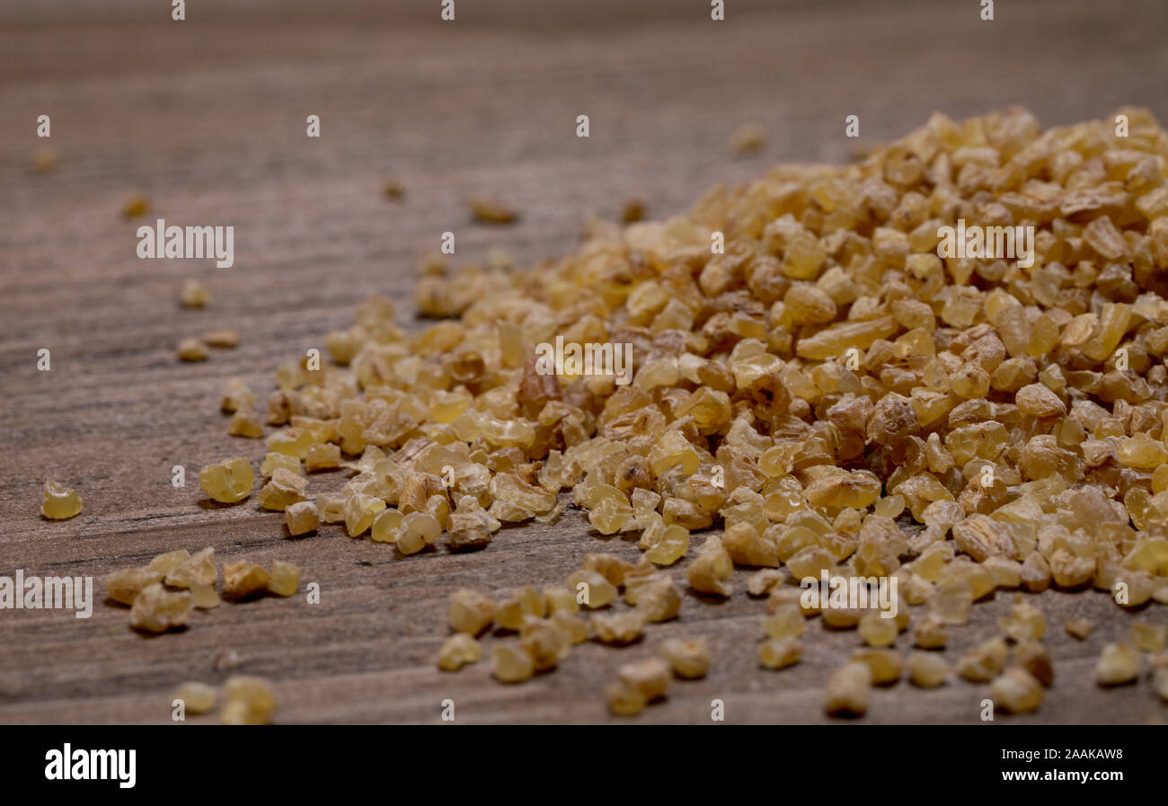 Bulgur Cereal Grain food wheat Stock Photo - Alamy