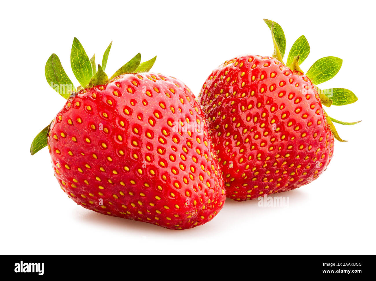 strawberry path isolated on white Stock Photo - Alamy