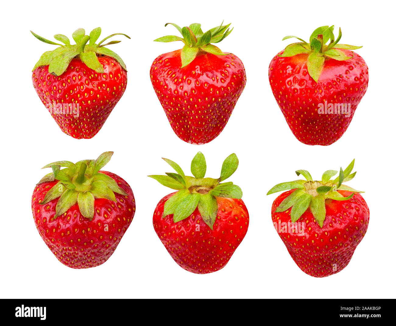 strawberry path isolated on white Stock Photo - Alamy