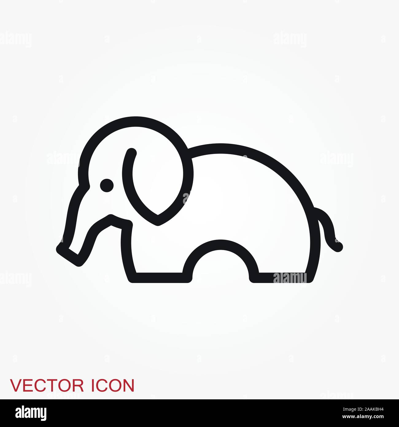 Elephant Illustration Logo