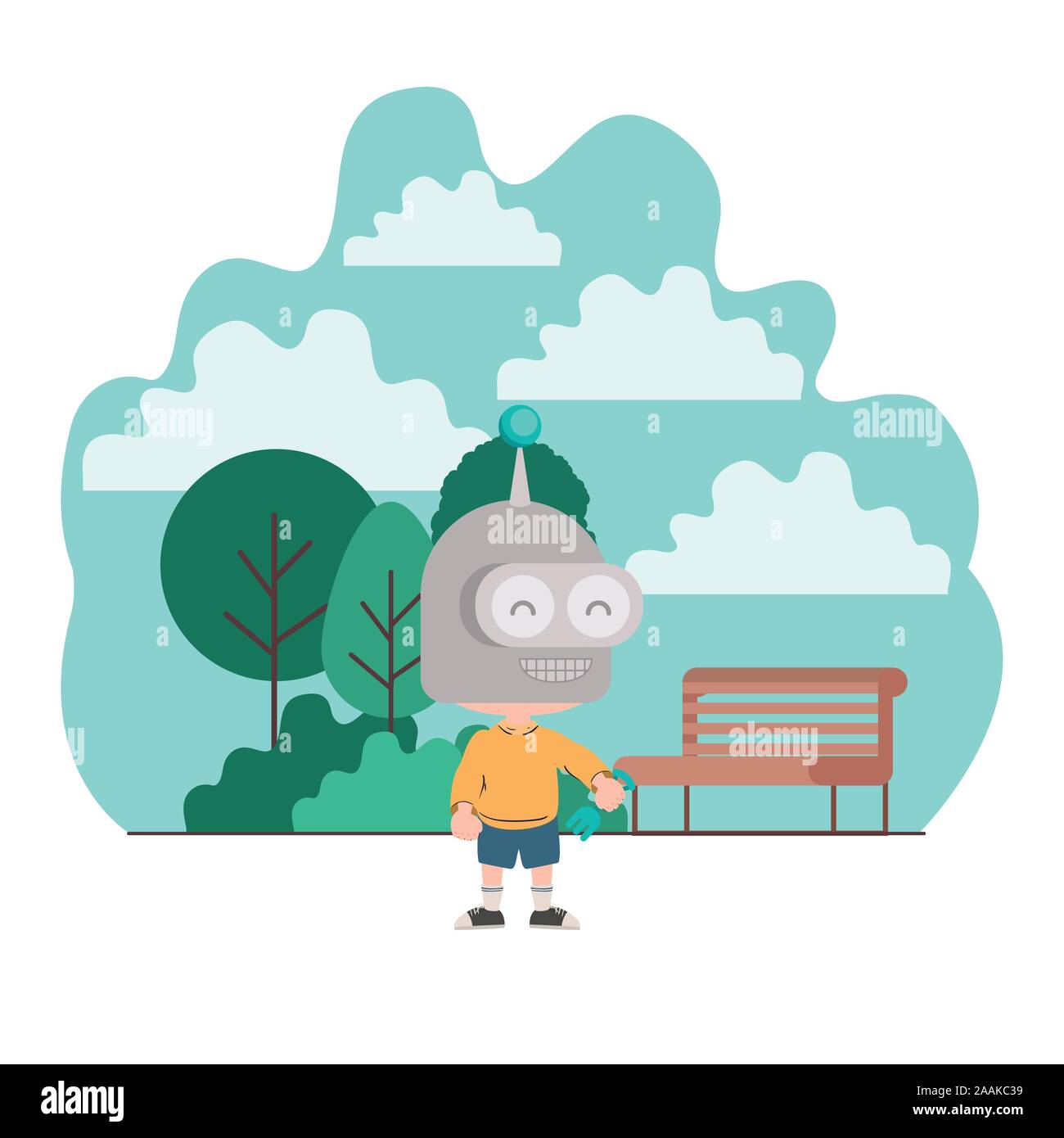 Technology robot cartoon vector design Stock Vector Image & Art - Alamy