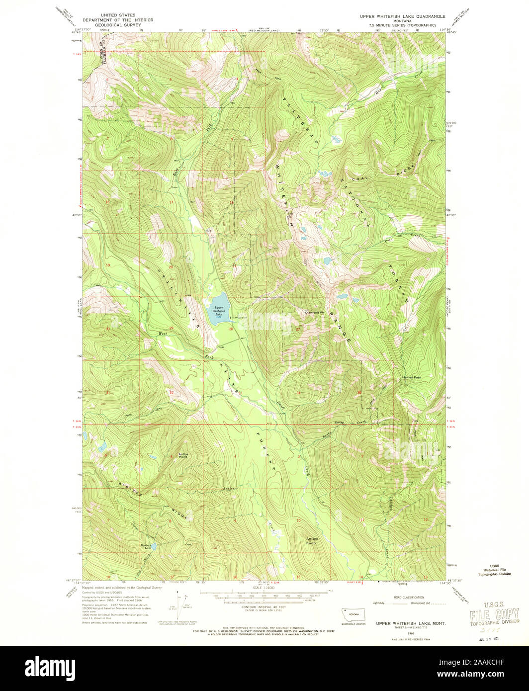 Map of whitefish hi-res stock photography and images - Alamy
