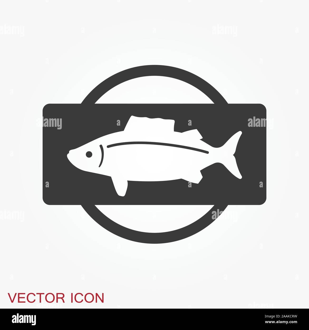 Simple fish outline clip art Cut Out Stock Images & Pictures - Alamy