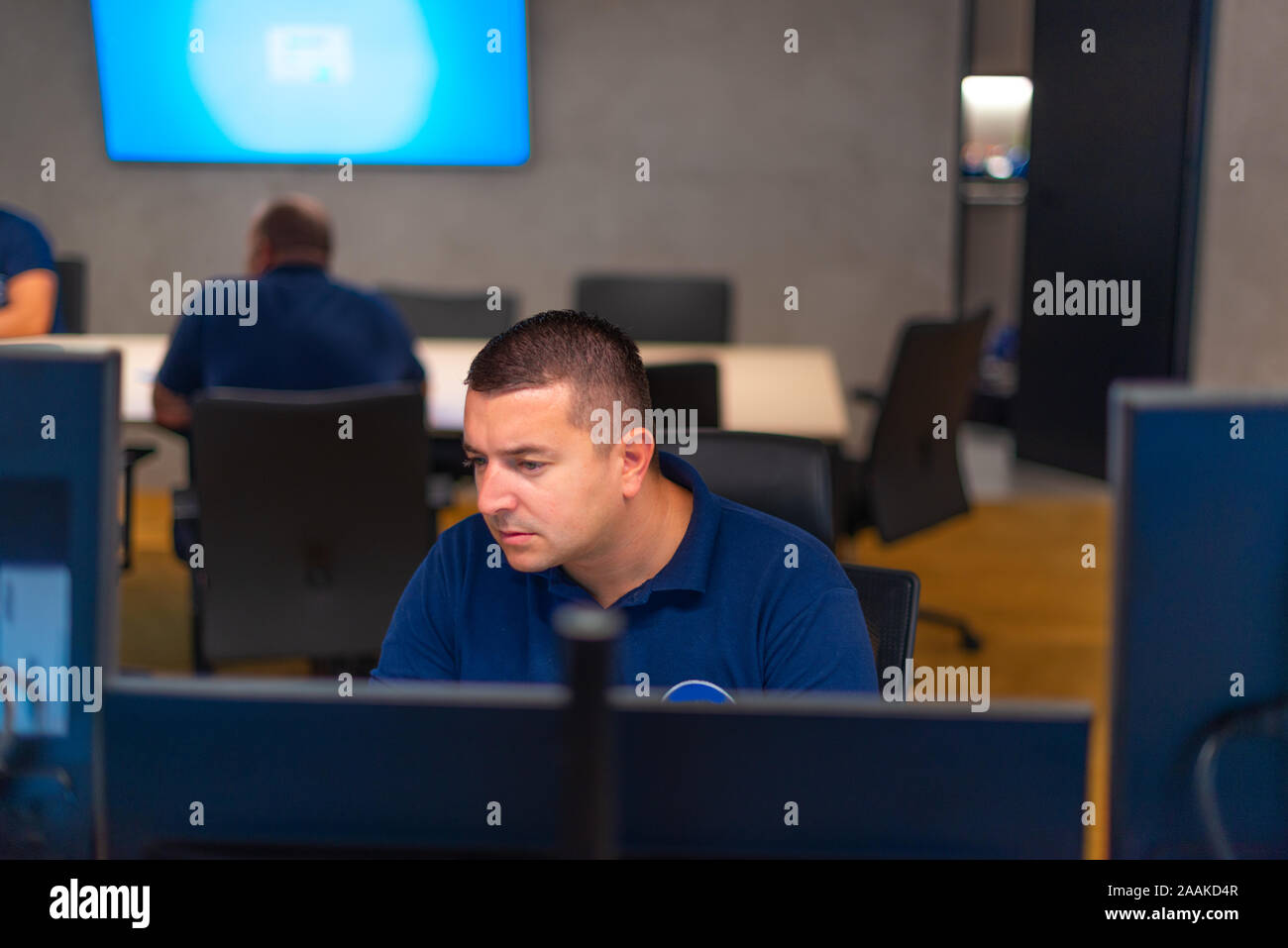 Cctv operator hi-res stock photography and images - Alamy