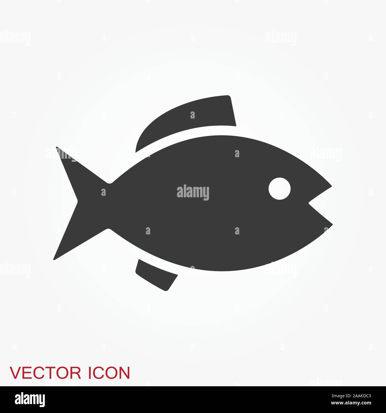 Fish Icon, vector illustration for design Stock Vector Image & Art - Alamy
