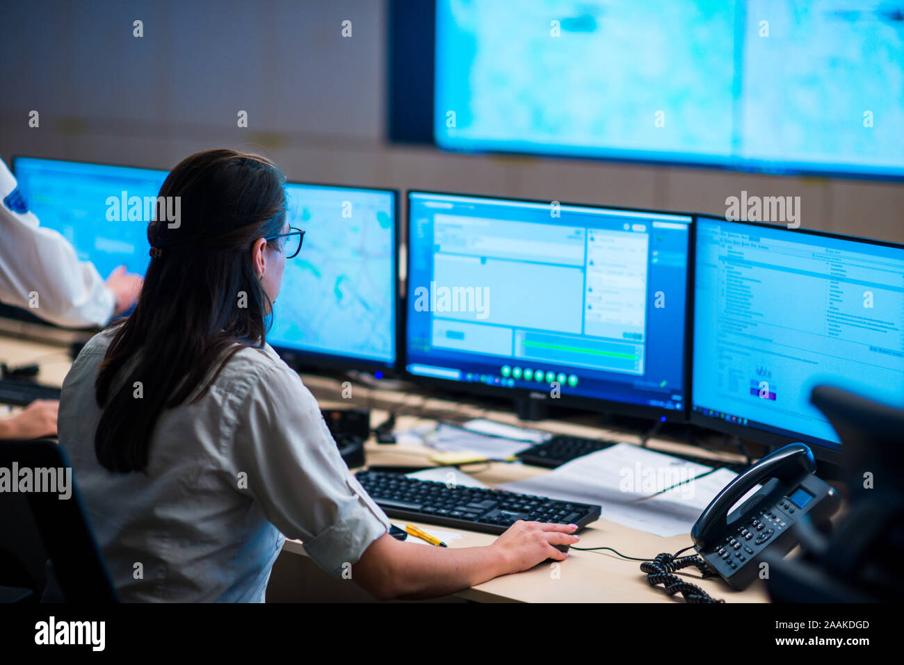 Cctv Control Room High Resolution Stock Photography and Images - Alamy