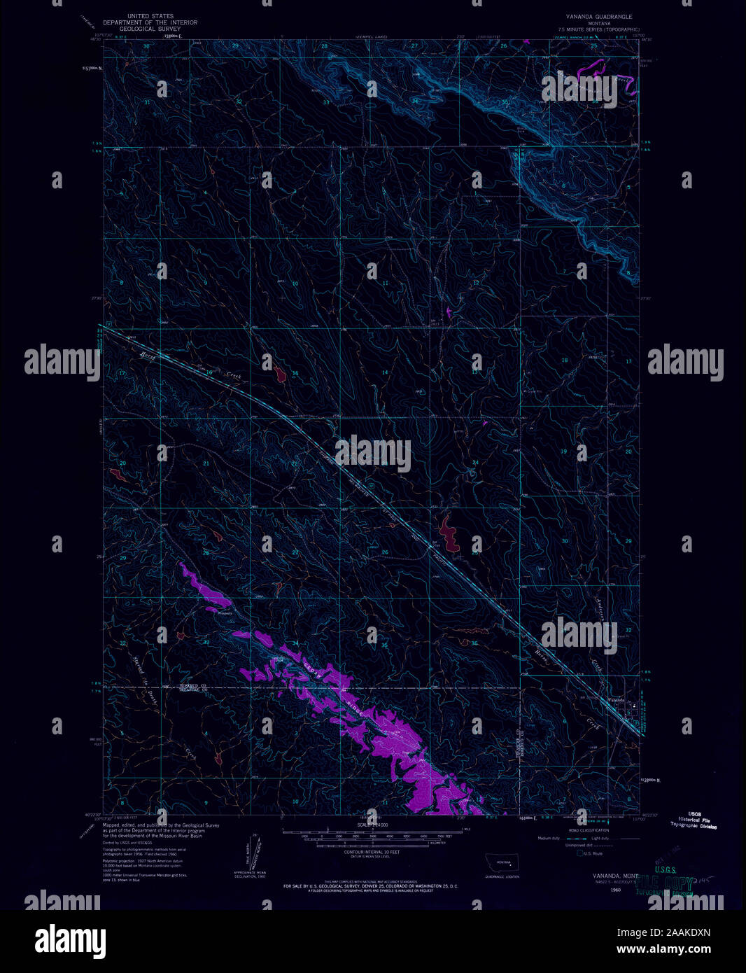 Map of vananda hi-res stock photography and images - Alamy