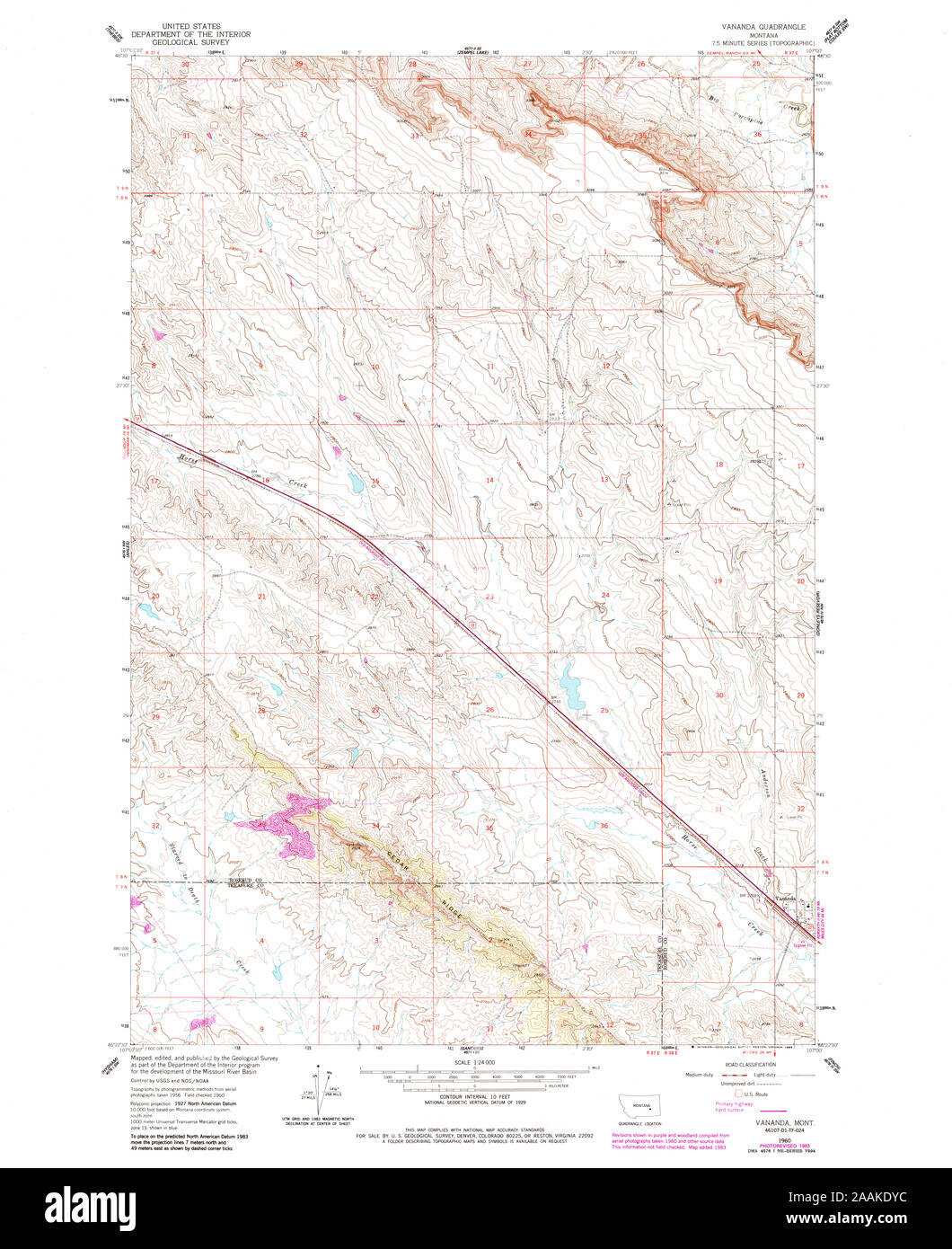 Vananda map hi-res stock photography and images - Alamy