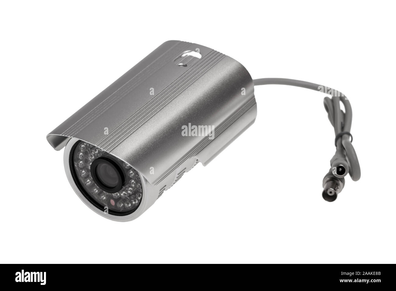 External security surveillance camera with night vision LED backlight ...