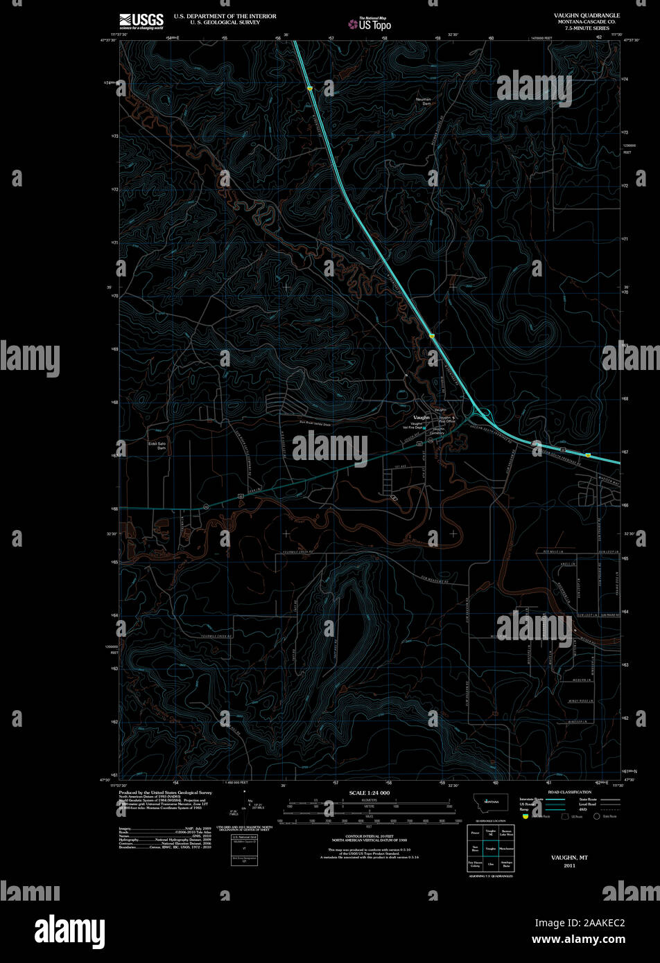 Vaughn map hi-res stock photography and images - Alamy