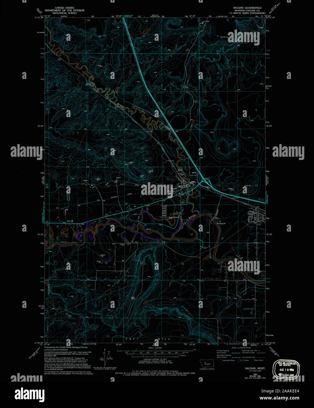 Vaughn map hi-res stock photography and images - Alamy
