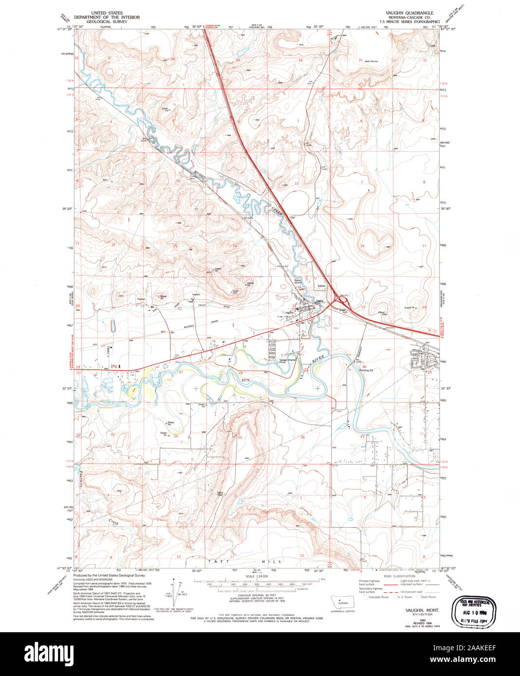 Map of vaughn hi-res stock photography and images - Alamy