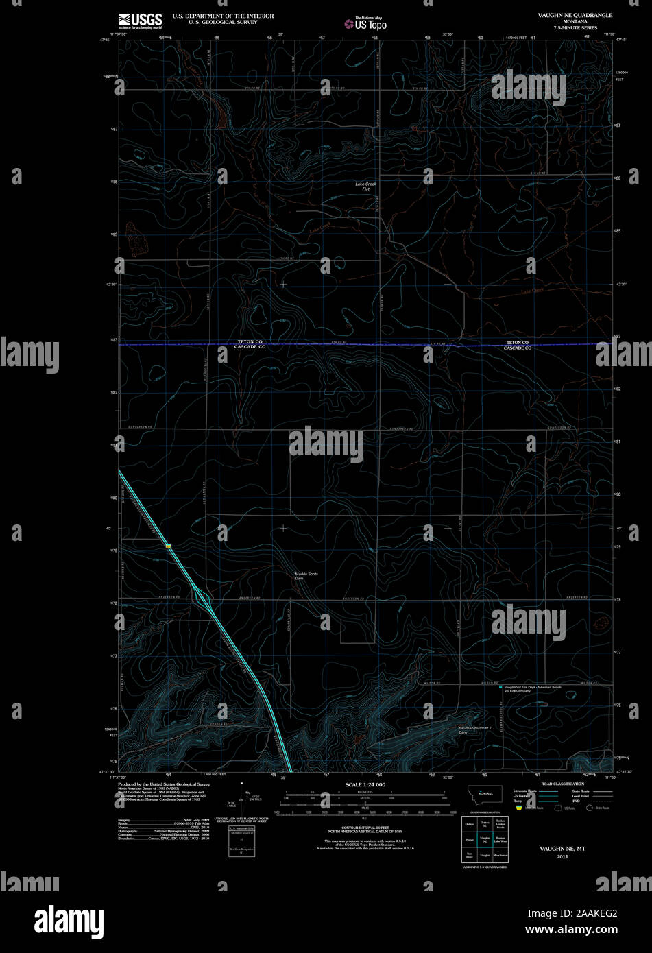 Map of vaughn hi-res stock photography and images - Alamy