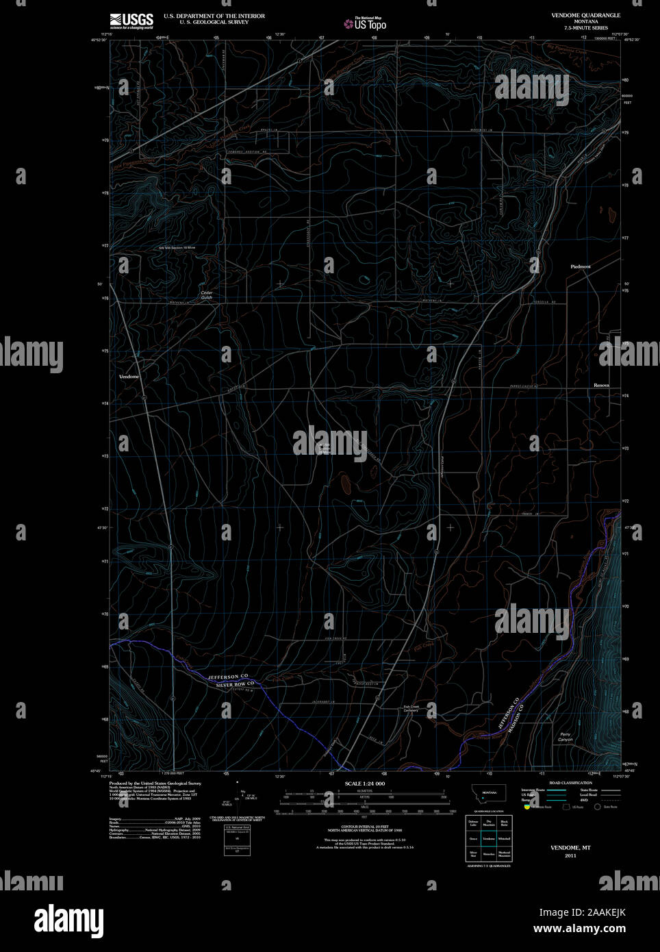 Map of vendome hi-res stock photography and images - Alamy