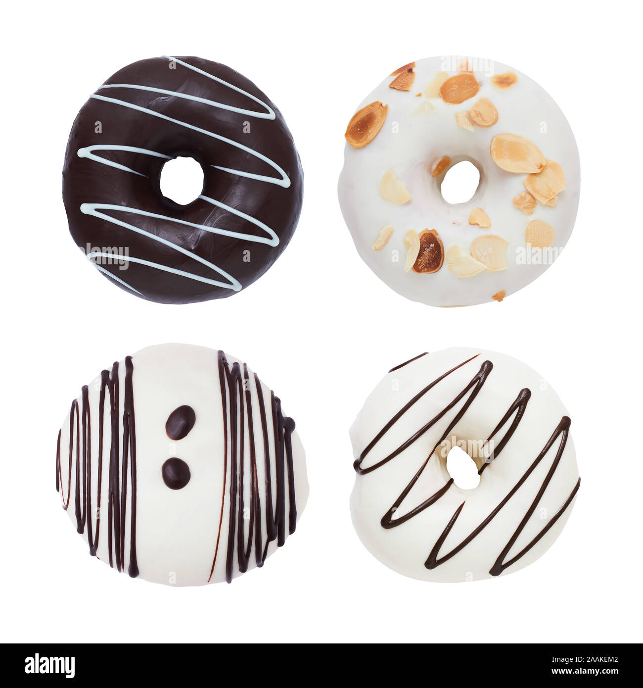 Donut vector icon on Cut Out Stock Images & Pictures - Alamy