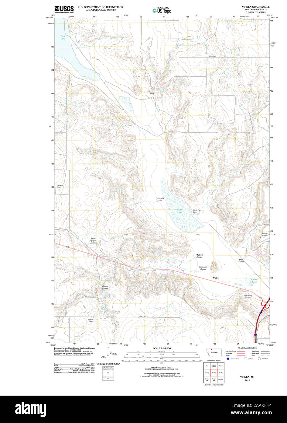 Map of virden hi-res stock photography and images - Alamy