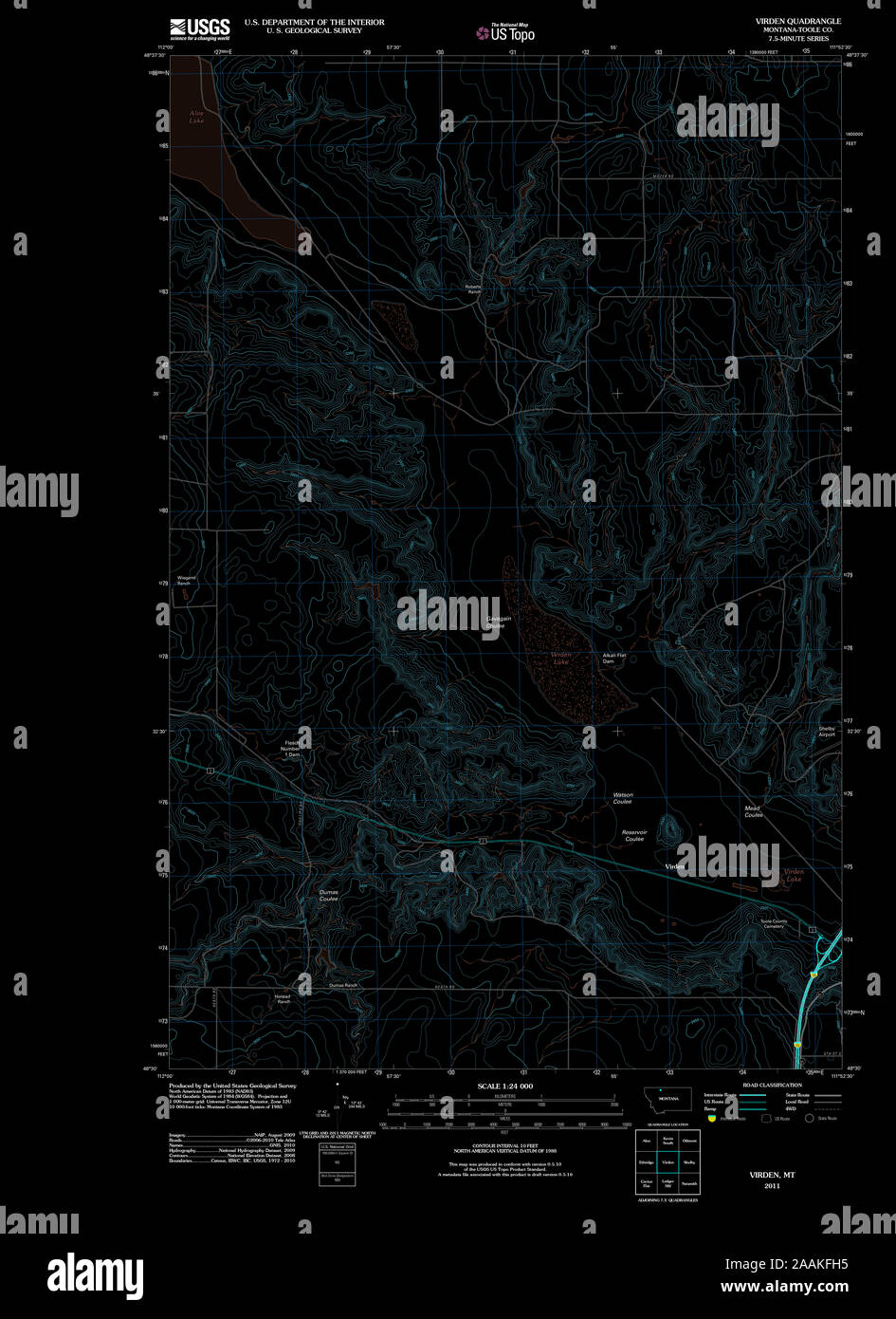 Map of virden hi-res stock photography and images - Alamy