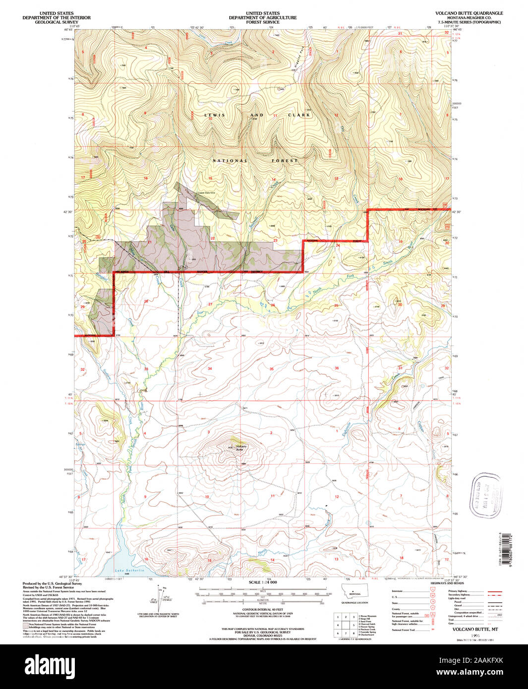 Geological map volcano Cut Out Stock Images & Pictures - Alamy