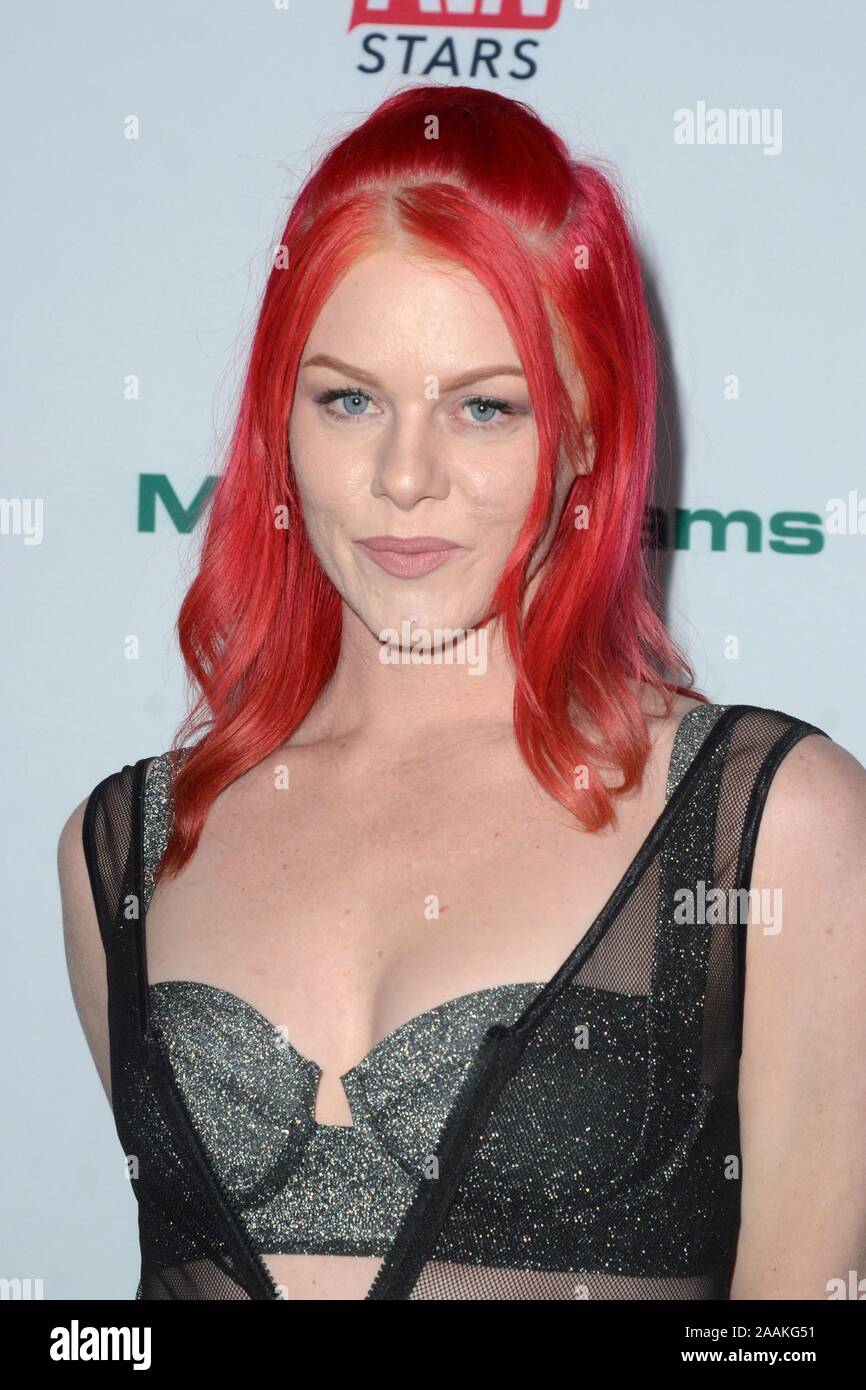 Los Angeles, CA. 21st Nov, 2019. Ava Monroe at arrivals for Adult Video News AVN Awards ...