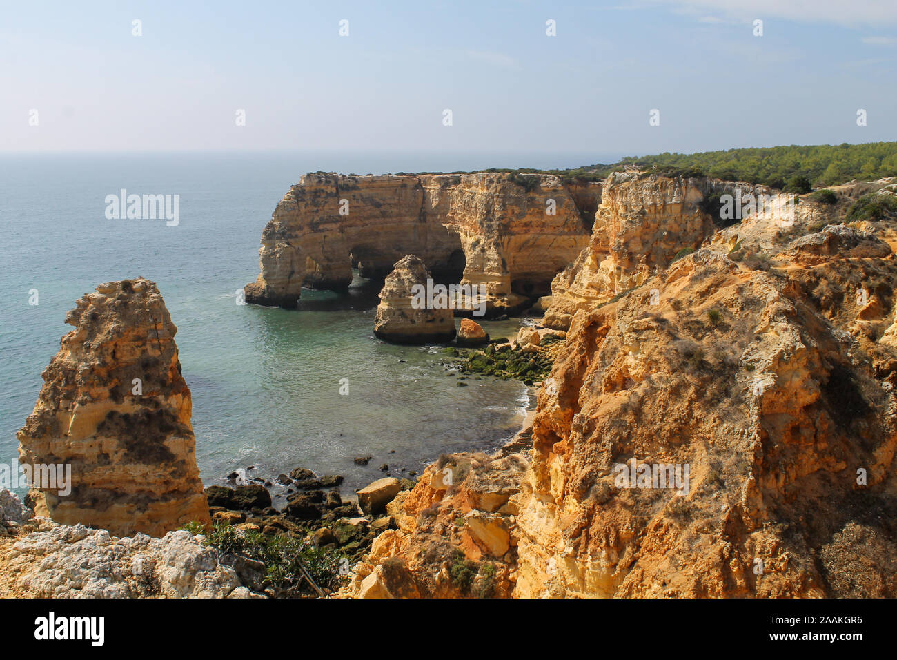 Lagos beautifull view point from the cliff Stock Photo - Alamy