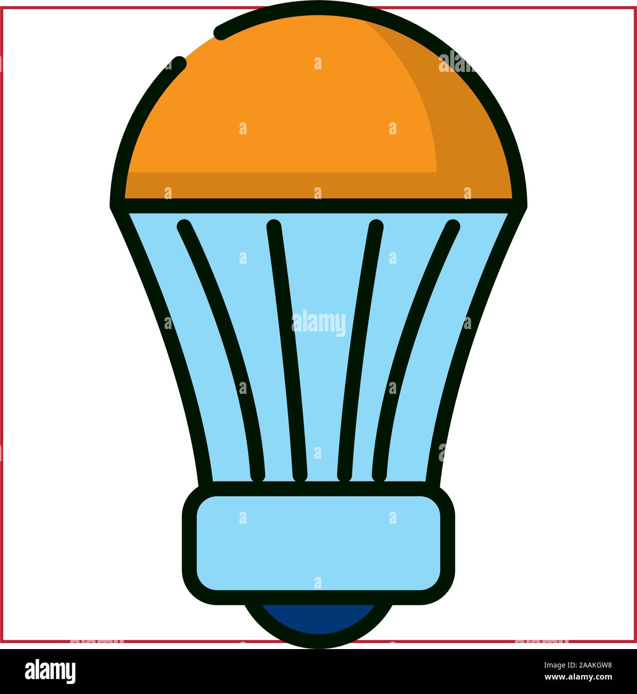 Isolated electric light bulb design Stock Vector Image & Art - Alamy