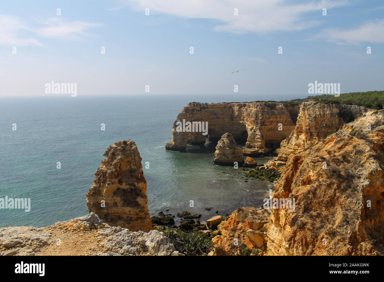 Lagos beach amazing view point from the cliff Stock Photo - Alamy