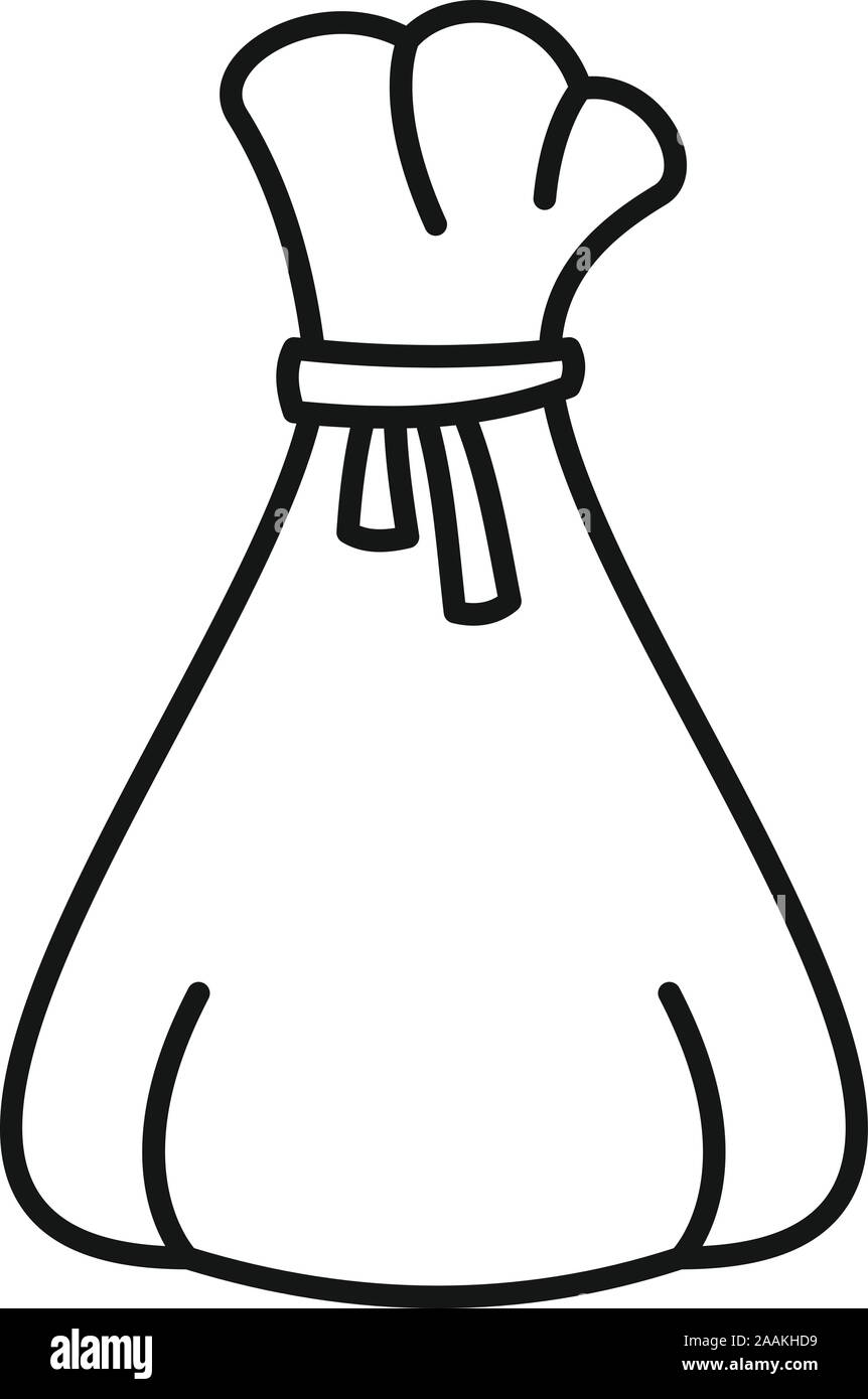 Burlap sack tied Black and White Stock Photos & Images - Alamy