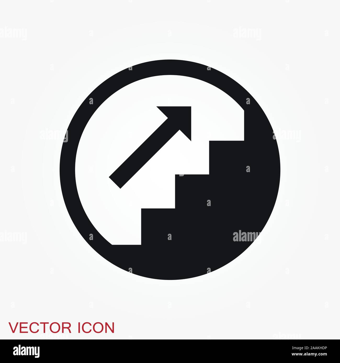 Growth icon, business infographic icon, vector growth symbol Stock ...