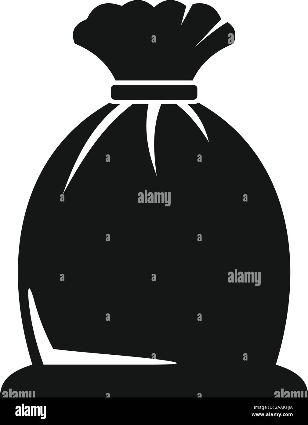 Rice sack icon. Simple illustration of rice sack vector icon for web ...