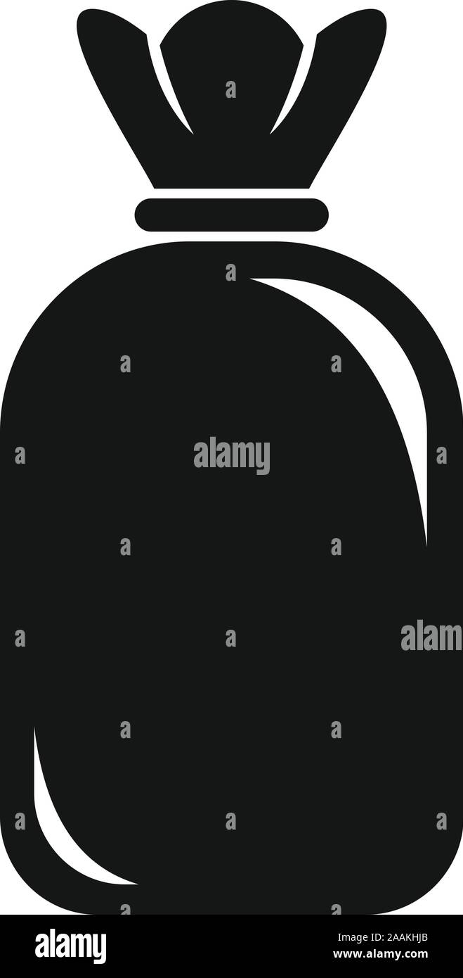 Bag sack icon. Simple illustration of bag sack vector icon for web ...