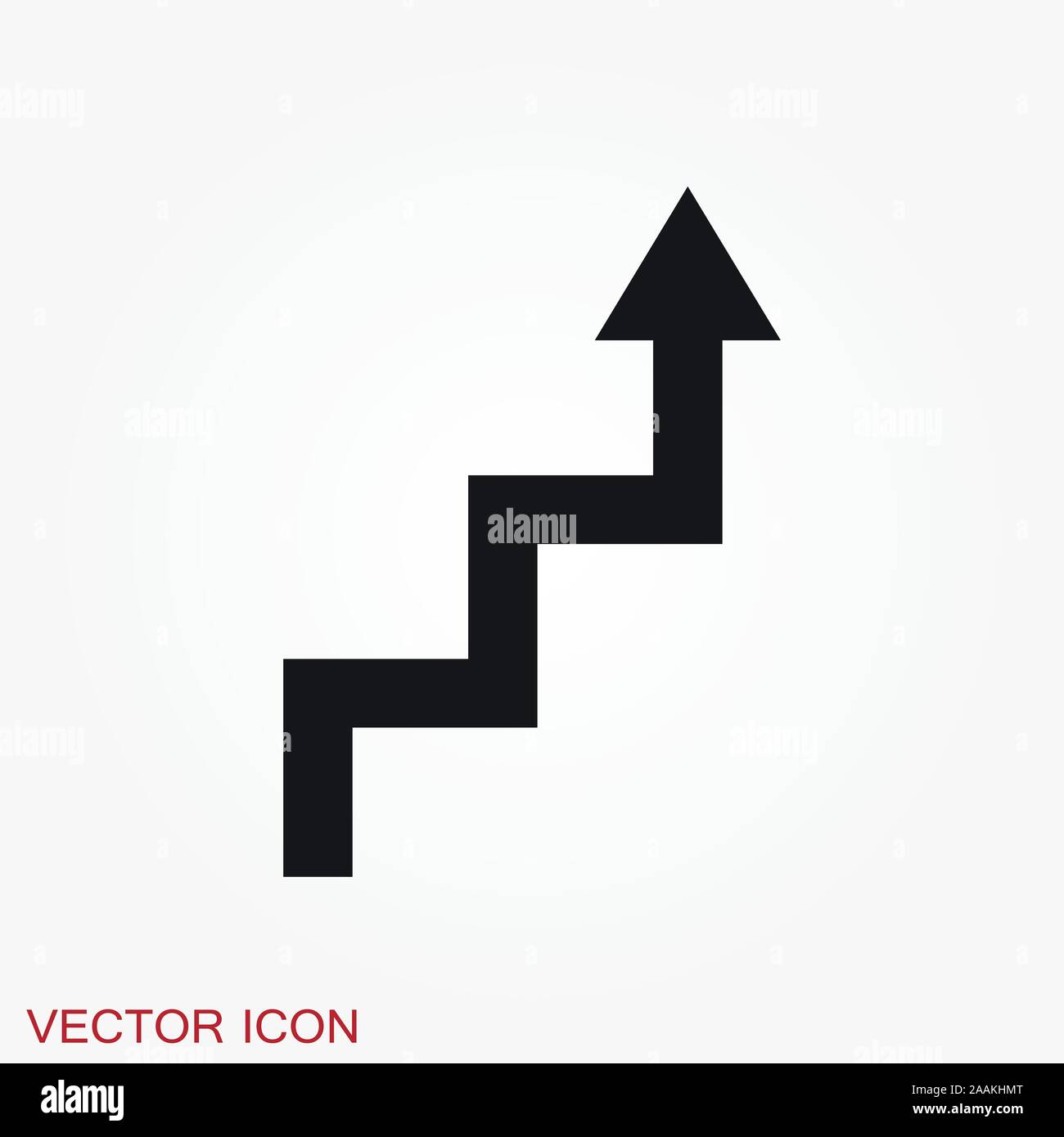 Growth icon, business infographic icon, vector growth symbol Stock ...