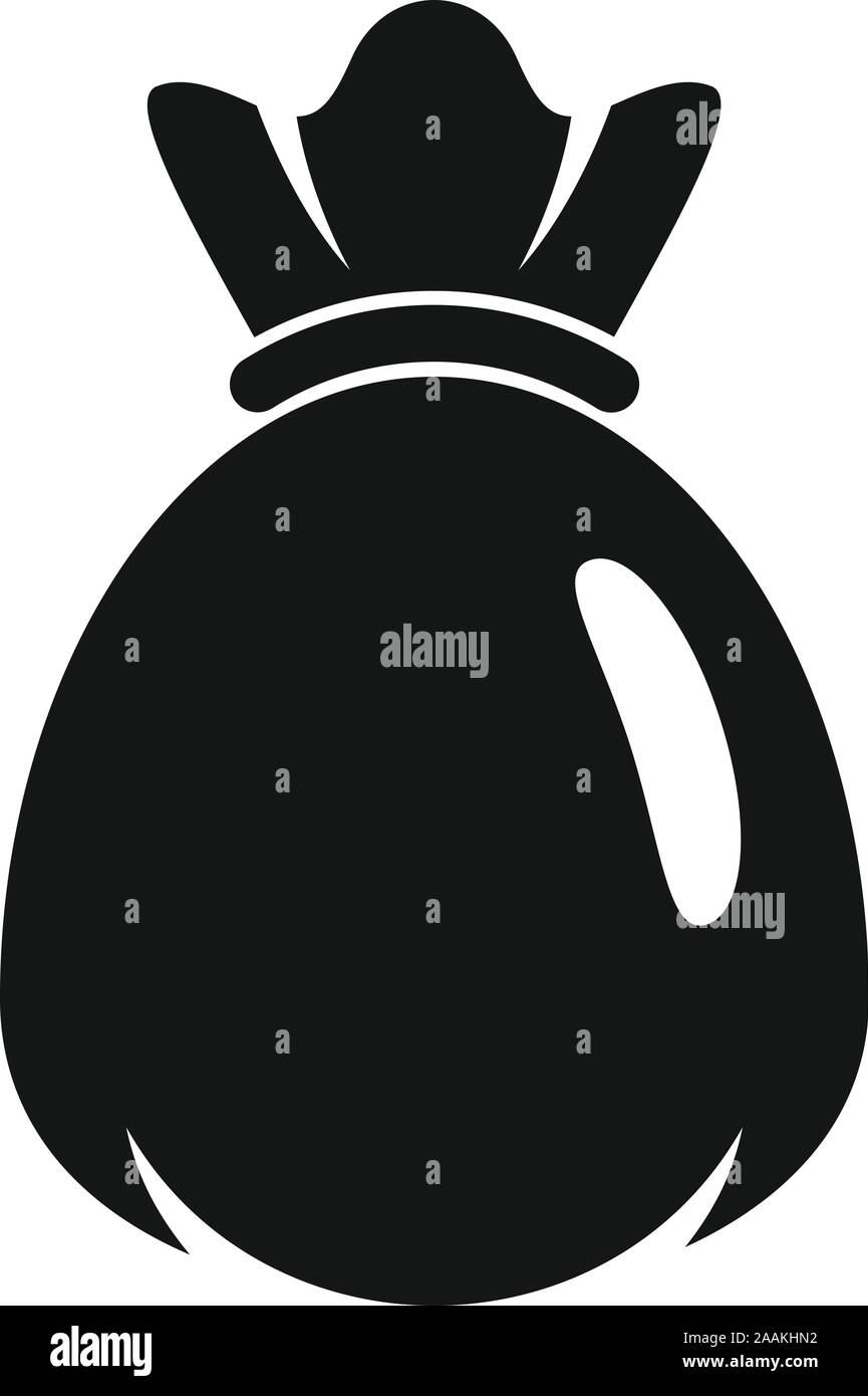 Small sack icon. Simple illustration of small sack vector icon for web ...