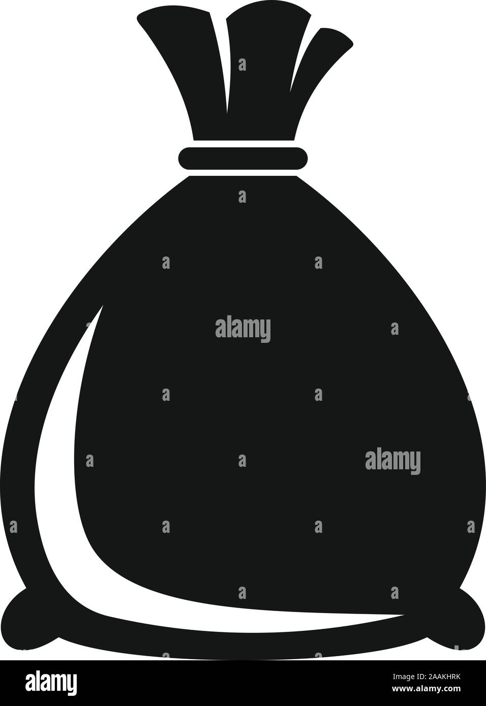 Wheat sack icon. Simple illustration of wheat sack vector icon for web ...