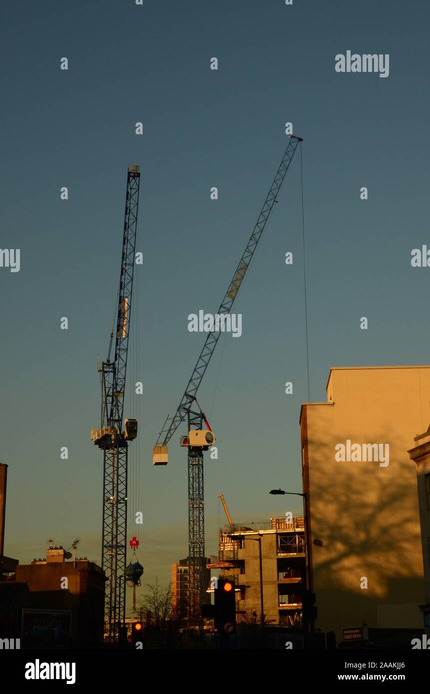 New Build, apartment block, London Stock Photo - Alamy